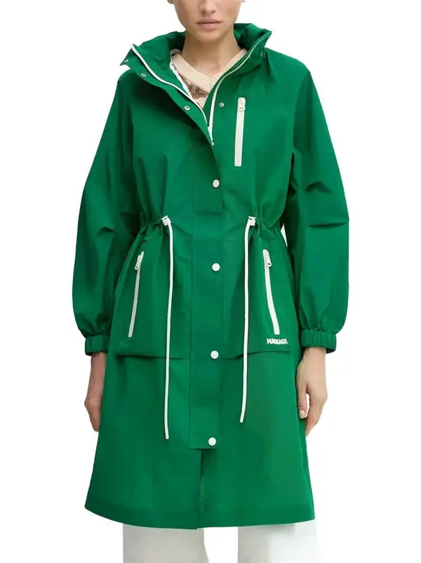 Mackage Makayla Hooded Drawstring Coat - Green