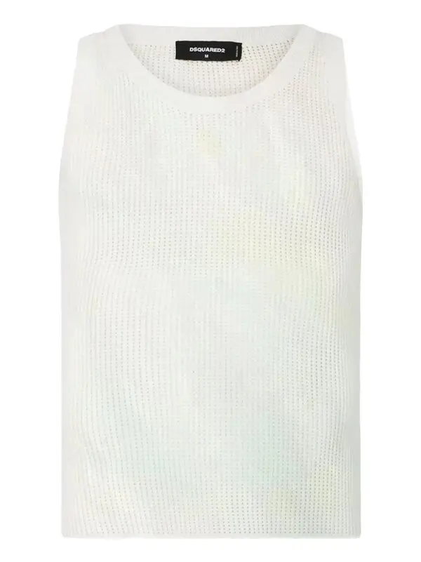 Dsquared2 Knit Tank Top - White
