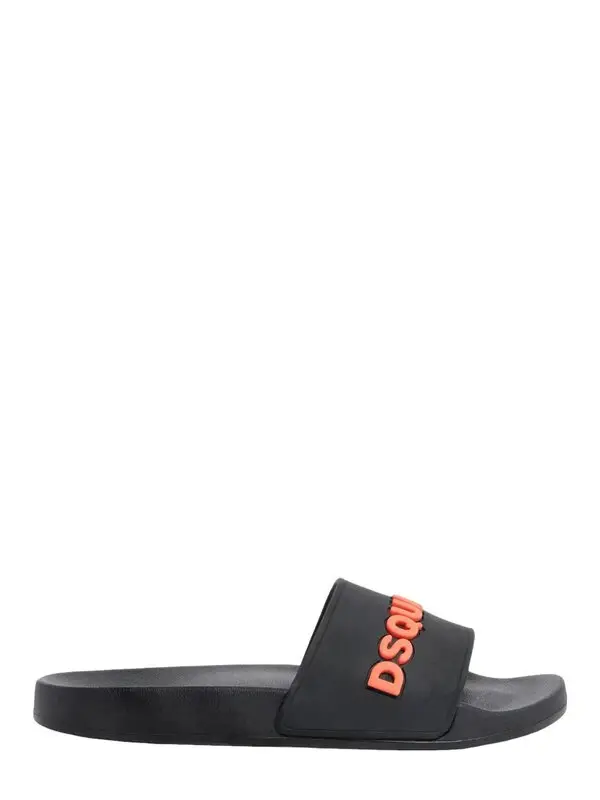 Dsquared2 Logo Slides - Black