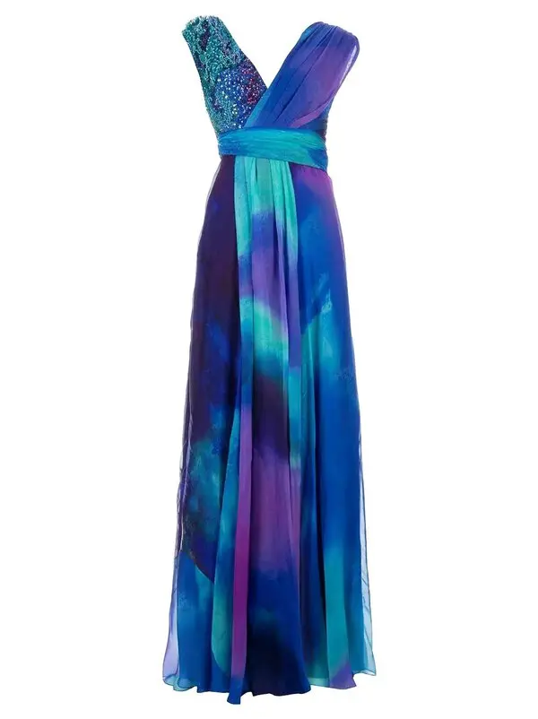 Matthew Williamson Maxi Dress - Blue