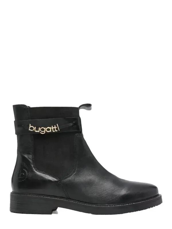 BUGATTI Strap-detail Ankle Boots - Black