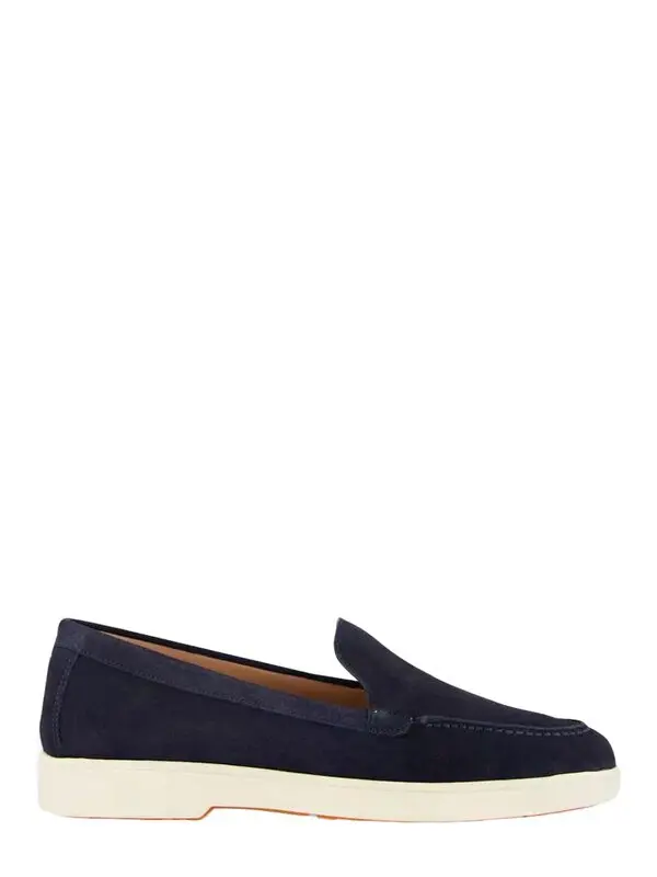 Santoni Suede Loafers - Blue
