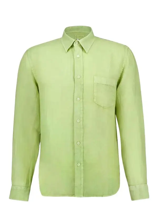 120% Lino Long-sleeve Shirt - Green