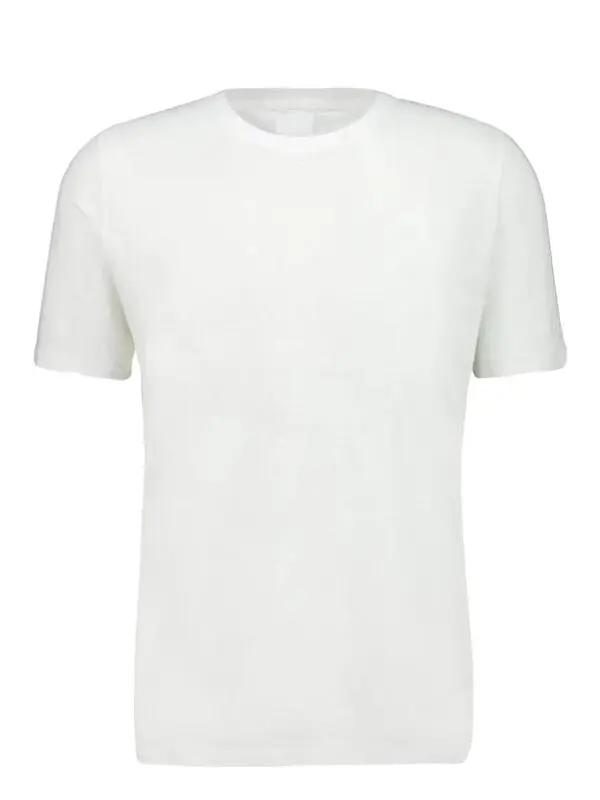 120% Lino Short-sleeve T-shirt - White