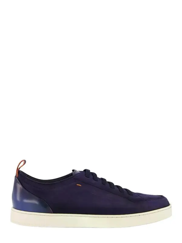 Santoni Suede Sneakers - Blue