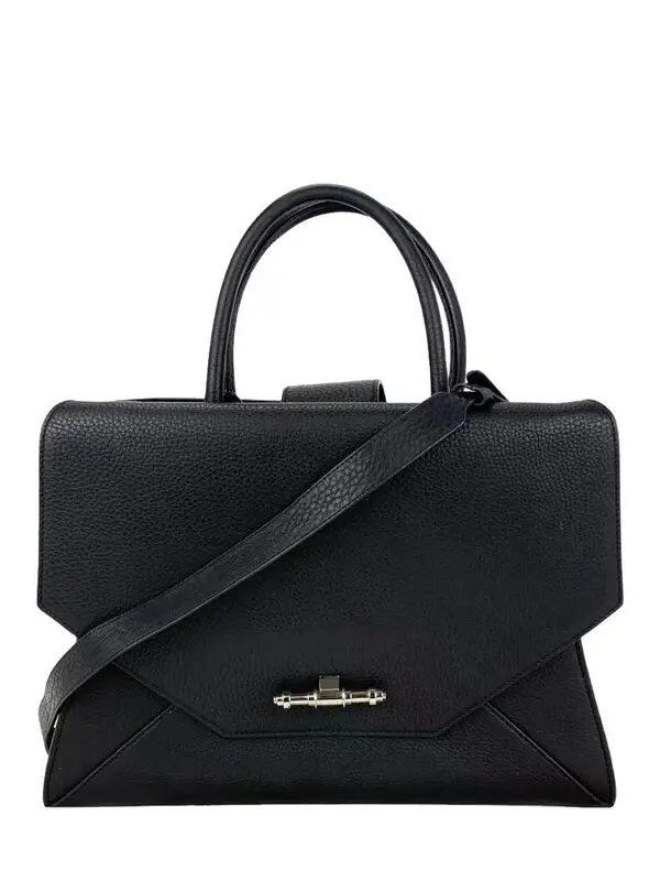 Givenchy Obsedia Leather Tote Bag - Black