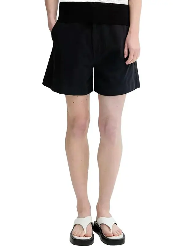 Filippa K Belt Loops-detail Shorts - Black