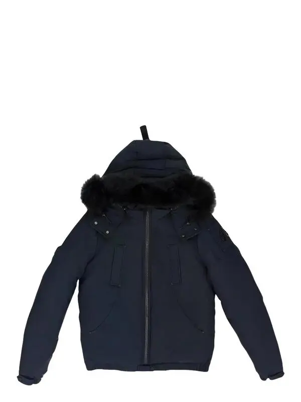 Moose Knuckles Zip-up Hooded Jacket - Blue