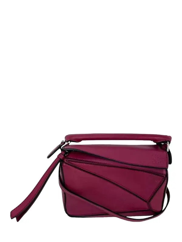 Loewe Puzzle Mini Shoulder Bag - Red