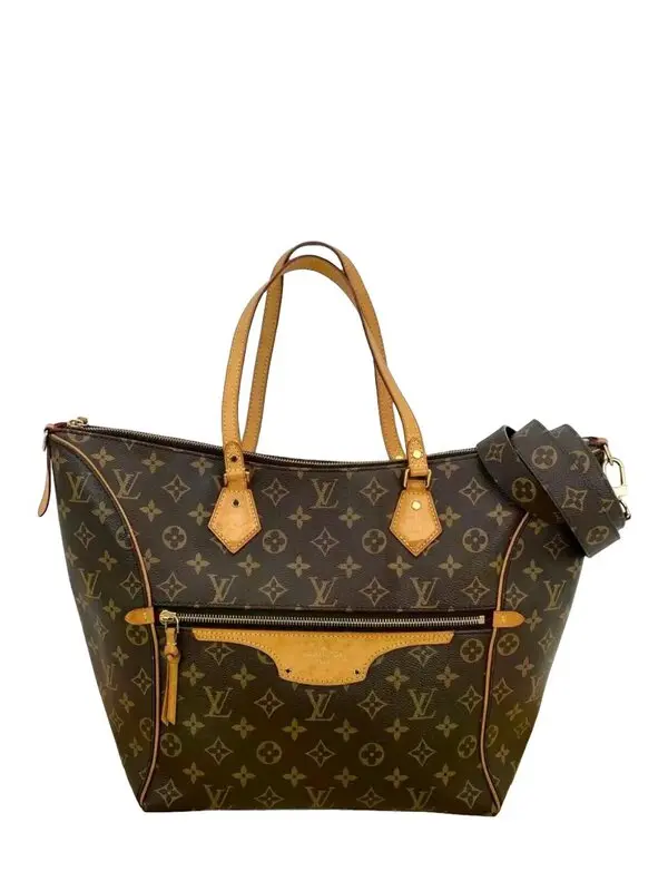 LOUIS VUITTON Tounelle Mm Monogram Tote Bag - Brown