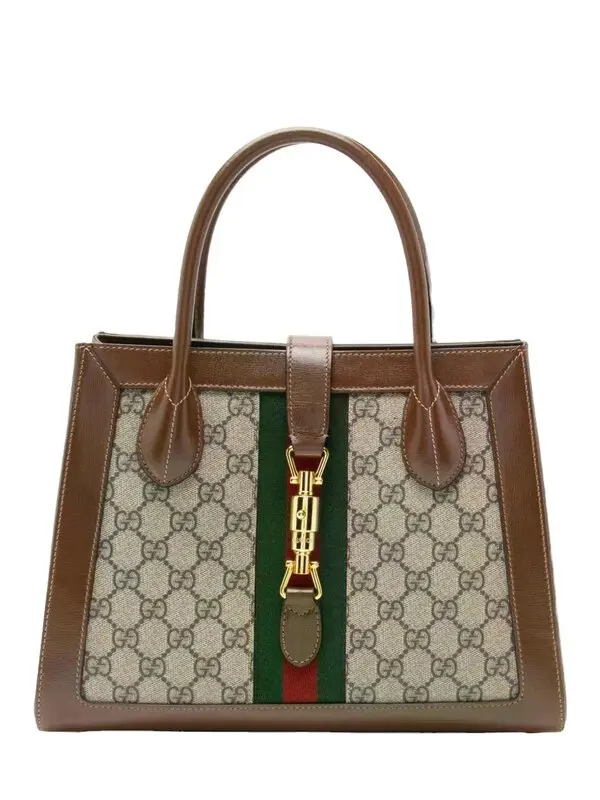 Gucci Jackie 1961 Gg Supreme Tote Bag - Brown