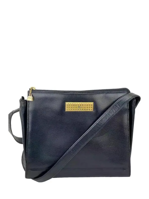 Dior Leather Crossbody Bag - Black