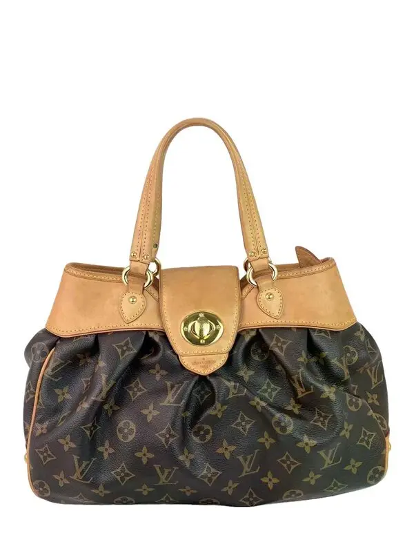 LOUIS VUITTON Boetie Pm Monogram Canvas Tote Bag - Brown
