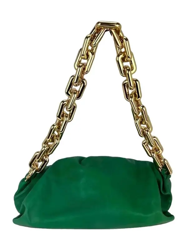 Bottega Veneta Chain-strap Leather Shoulder Bag - Green