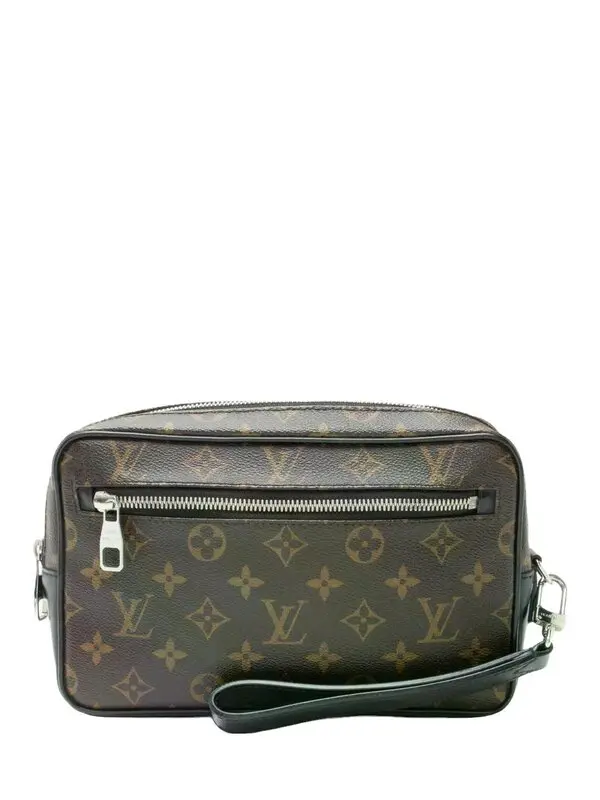 LOUIS VUITTON Macassar Kasai Monogram Clutch Bag - Brown