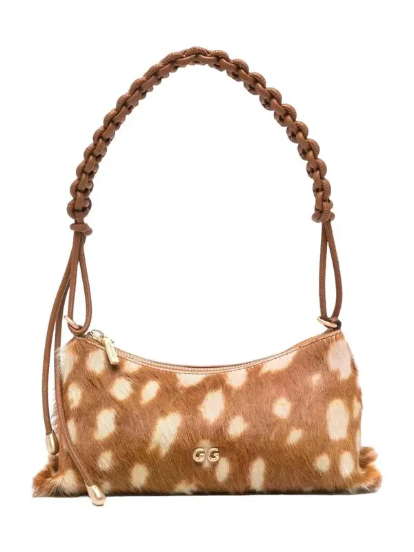 Cult Gaia Osa Spotted Shoulder Bag - Brown