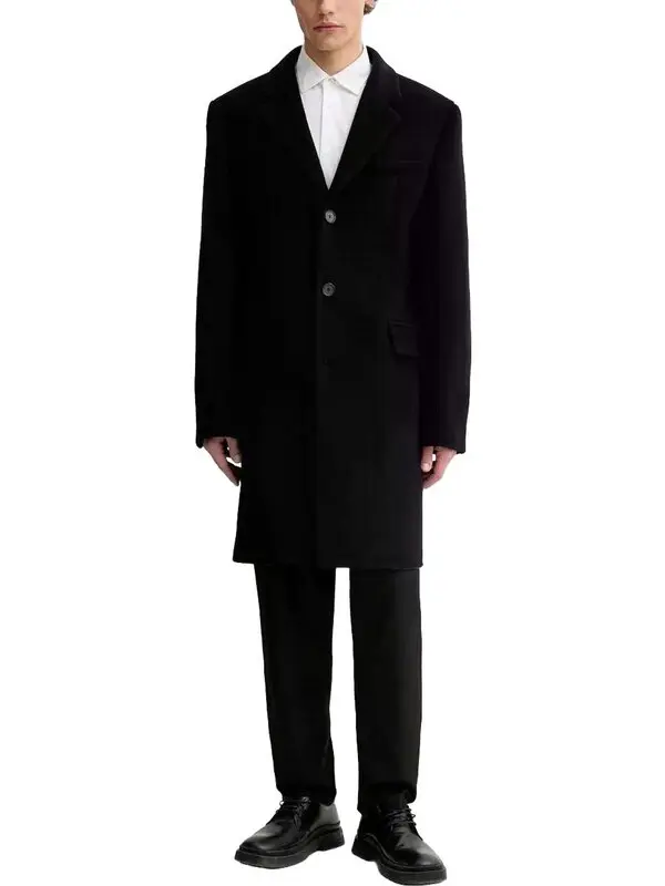 Filippa K William Buttoned Coat - Black
