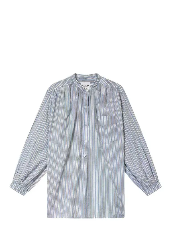 MARANT ETOILE Saphia Striped Blouse - Blue