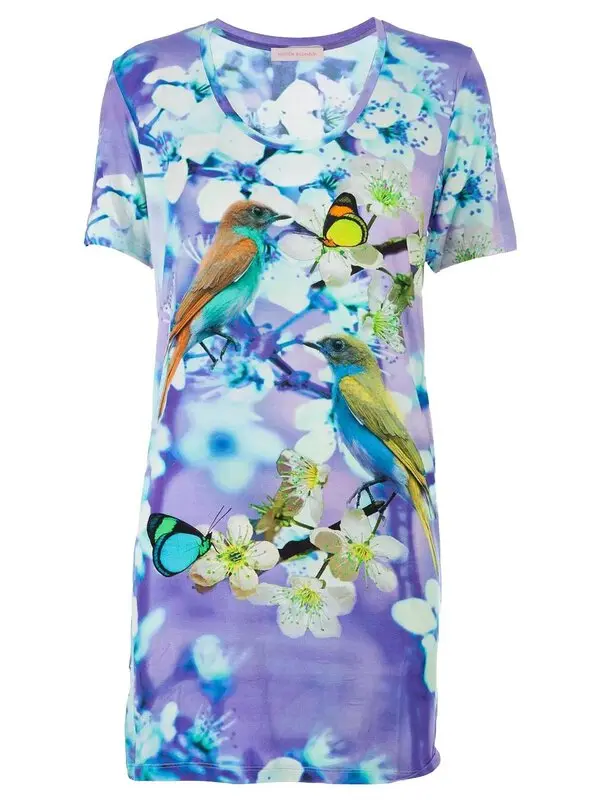 Matthew Williamson Printed Dress - Purple