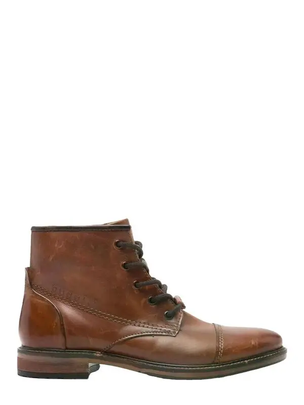 BUGATTI Cap-toe Lace-up Desert Boots - Brown