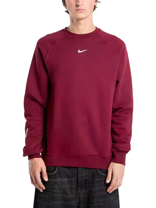 Nike Nocta Swoosh Fleece Sweater - Red