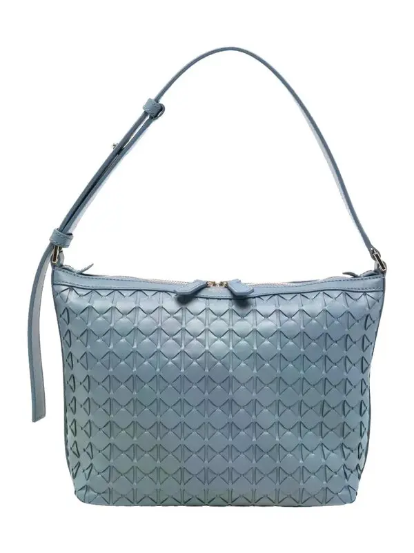 SERAPIAN Small Ani Mosaico Shoulder Bag - Blue