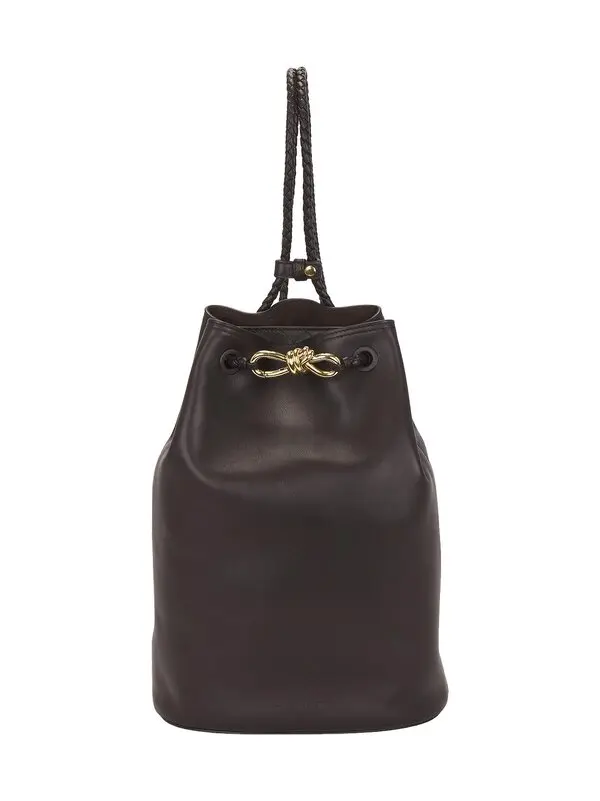 Bottega Veneta Andiamo Backpack - Fondant & Muse Brass