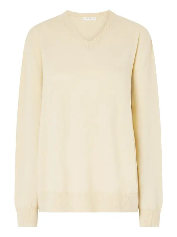 THE ROW Miegia Cashmere Sweater - Yellow