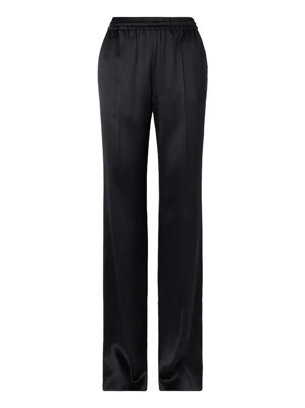 TOM FORD Silk-satin Jogger Pants - Black