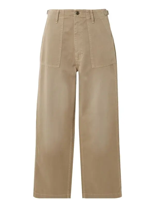 RE/DONE The Trooper Wide-leg Pants - Green