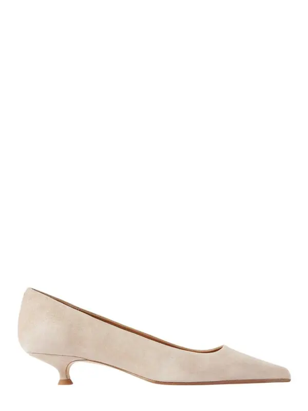 AeydĒ Cari Suede Pumps - Neutrals