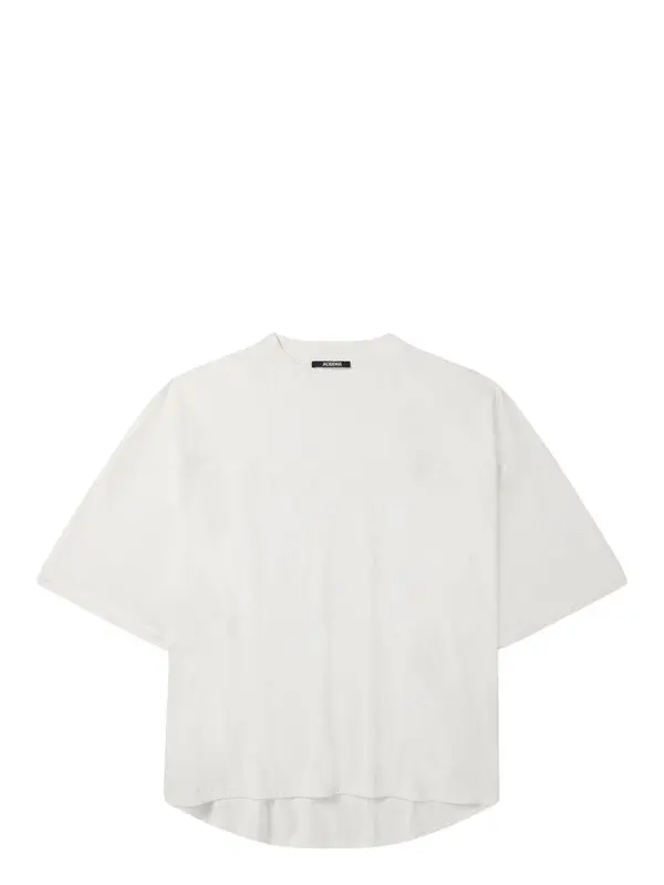 Jacquemus Cotton-jersey T-shirt - White