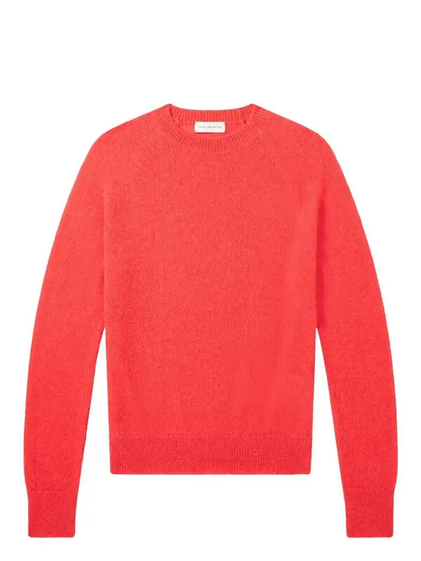 Dries Van Noten Brushed Sweater - Red