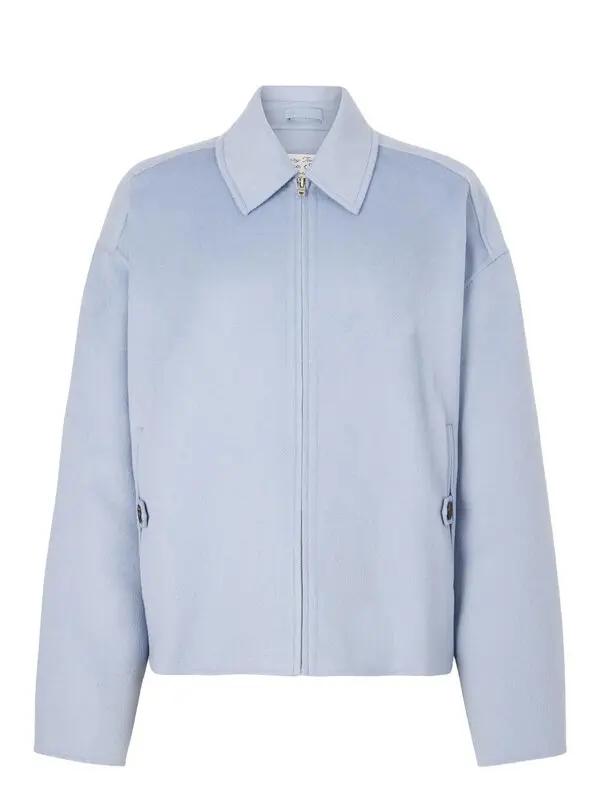 Acne Studios Double-faced Wool And Cashmere-blend Felt Jacket - Blue