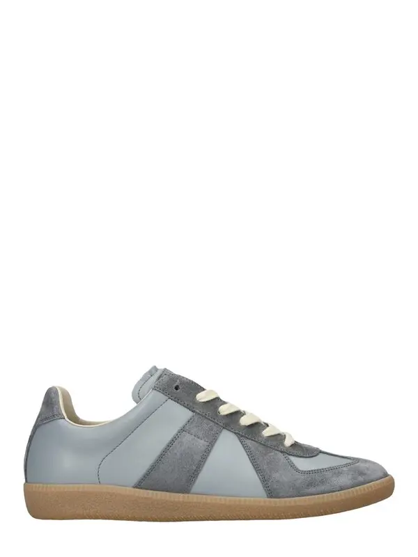 MAISON MARGIELA Suede Replica Low-top Sneakers - Grey