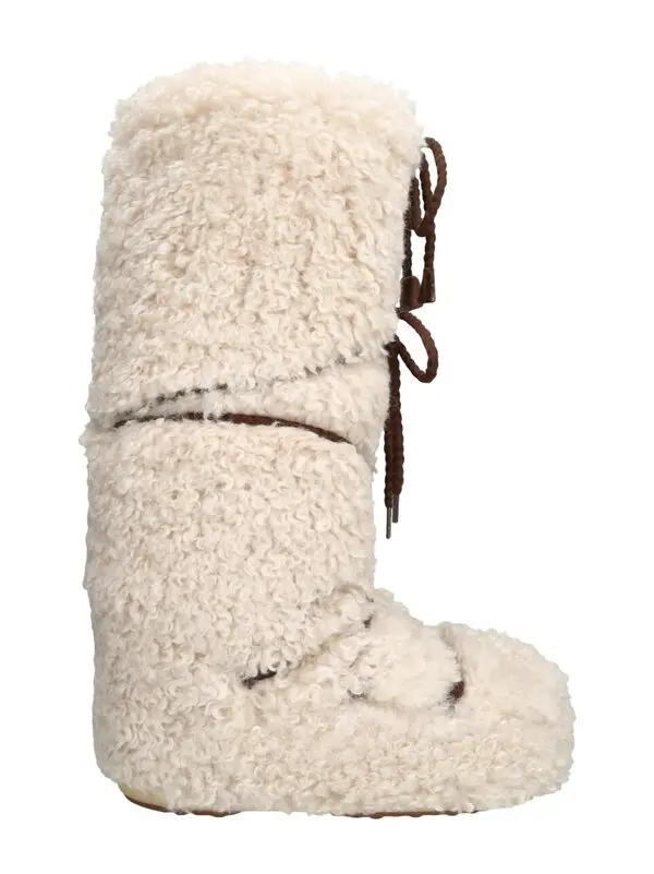 Moon Boot Icon Curly S Boots - Beige