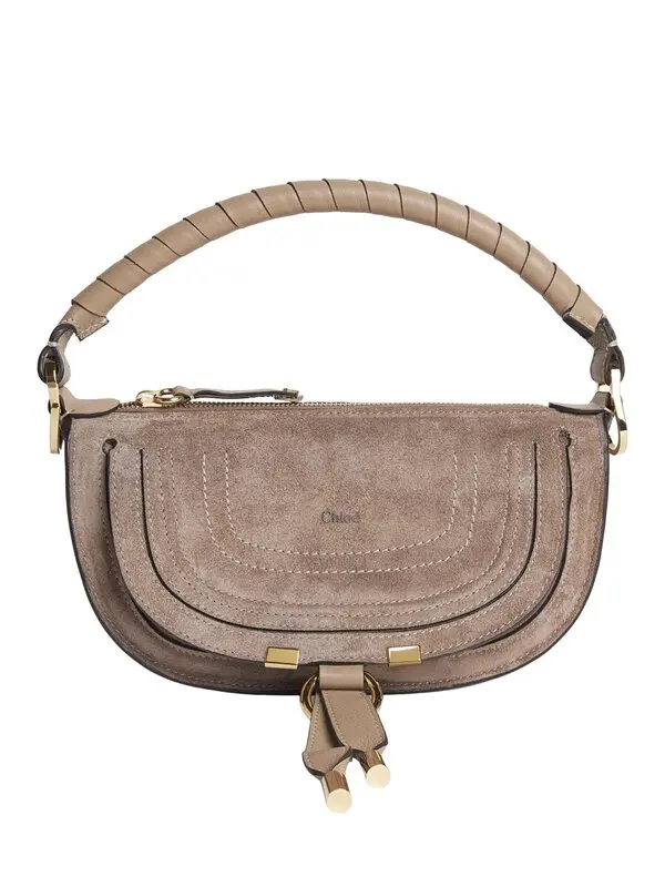 Chloé Mini Marcie Shoulder Bag - Brown