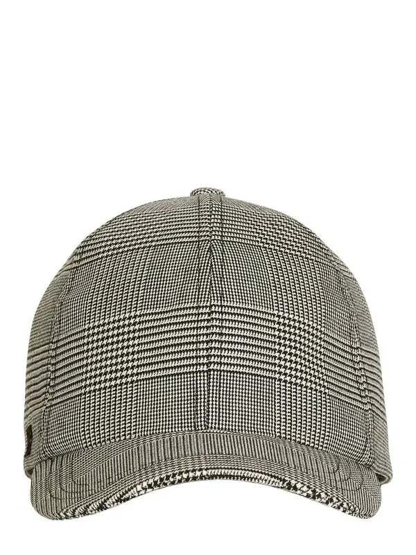 Balmain Casquette With Adjustable T-bar - Black