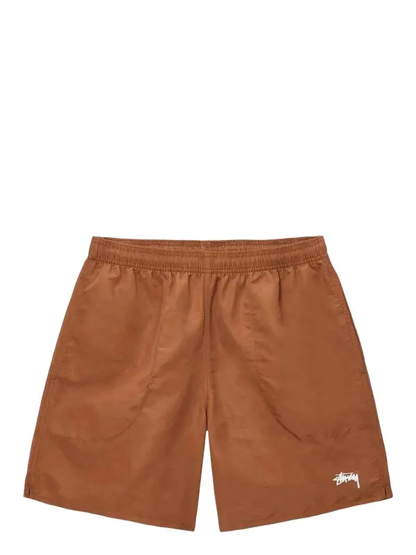 StÜssy Stock Elastic Waistband Water Short - Brown