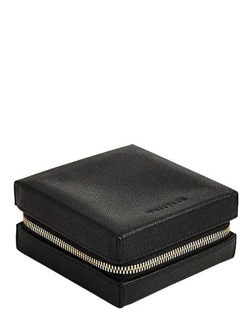 Whistles Leather Jewellery Box - Black