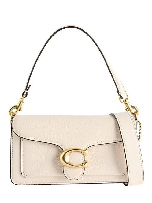 COACH Tabby 20 Leather Shoulder Bag - Chalk