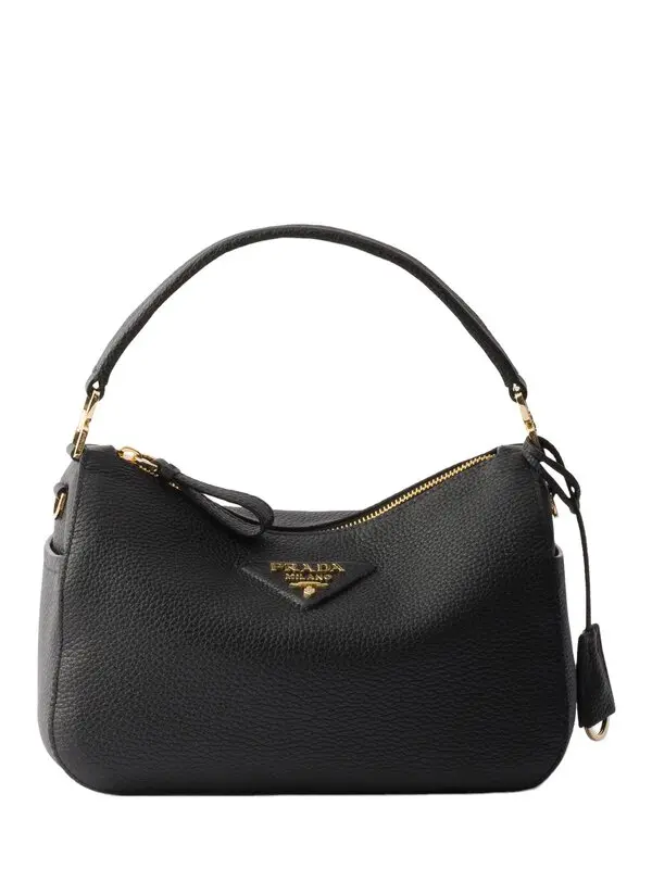 Prada Small Leather Bag - Black