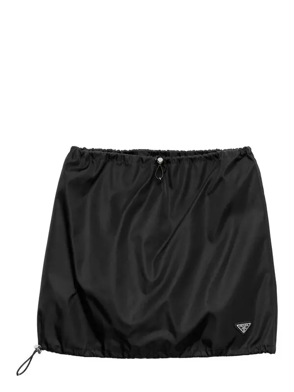Prada Re-nylon Miniskirt - Black