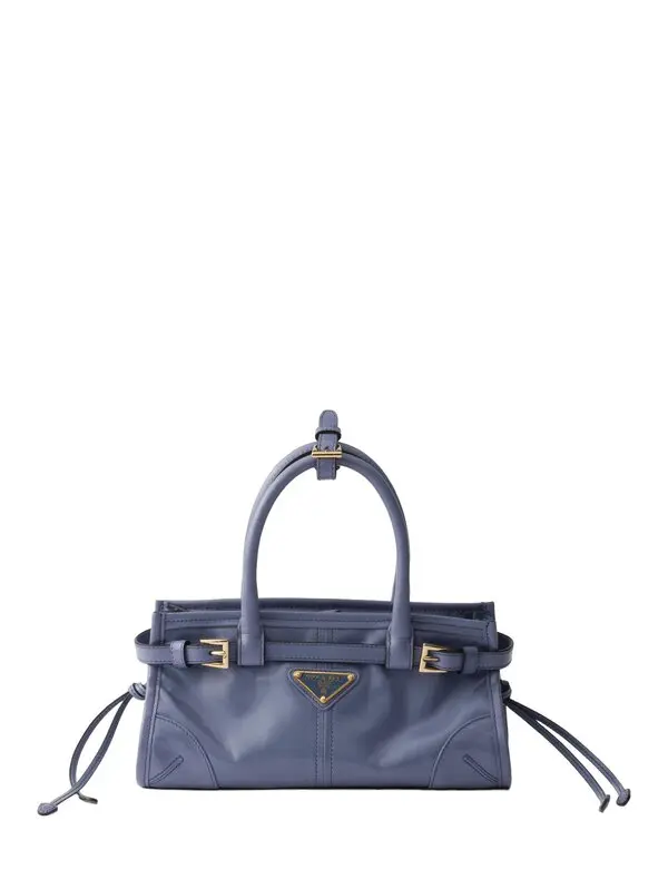 Prada Leather Mini Handbag - Blue