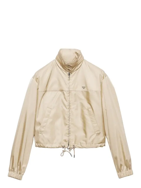 Prada Re-nylon Blouson Jacket - Desert Beige