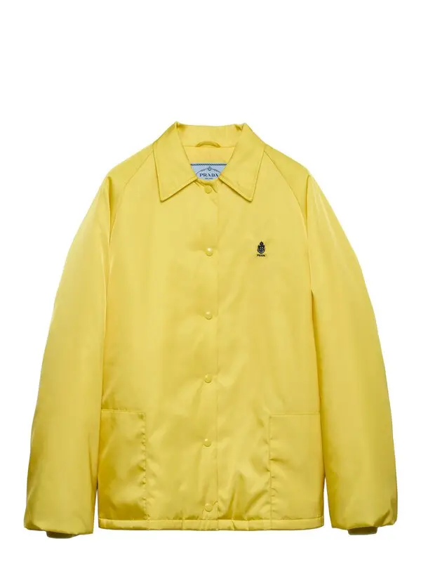 Prada Re-nylon Blouson Jacket - Yellow