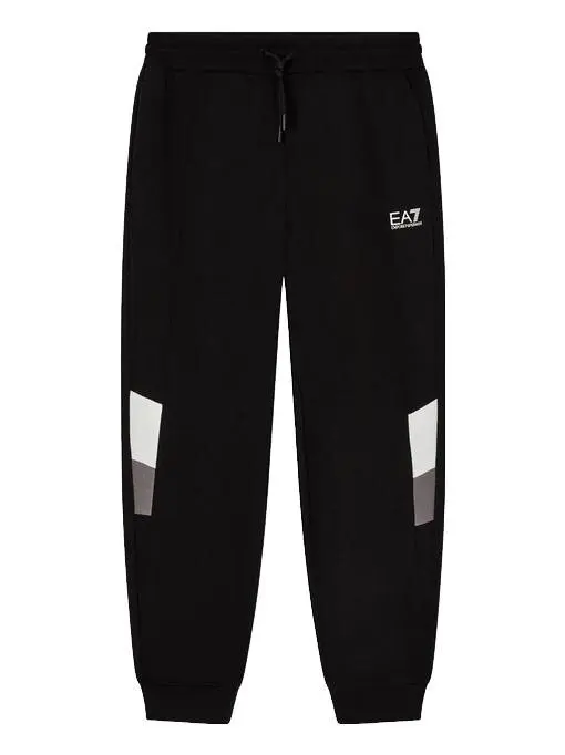 Emporio Armani Summer Block Pure Cotton Joggers - Black