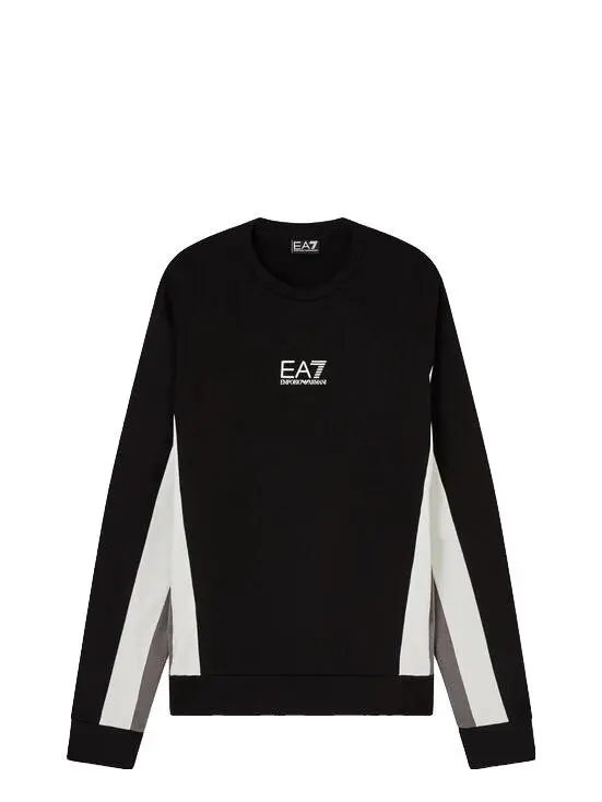 Emporio Armani Ea7 Crewneck Sweatshirt - Black