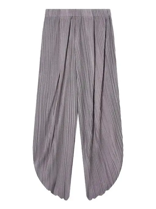 Giorgio Armani Pleated Jersey Trousers - Brown