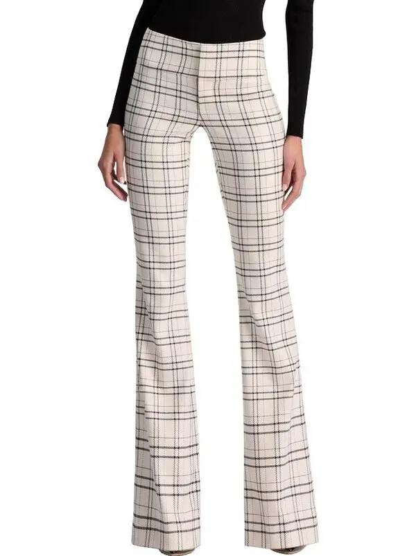 Alice + Olivia Bootcut Pant - Natural